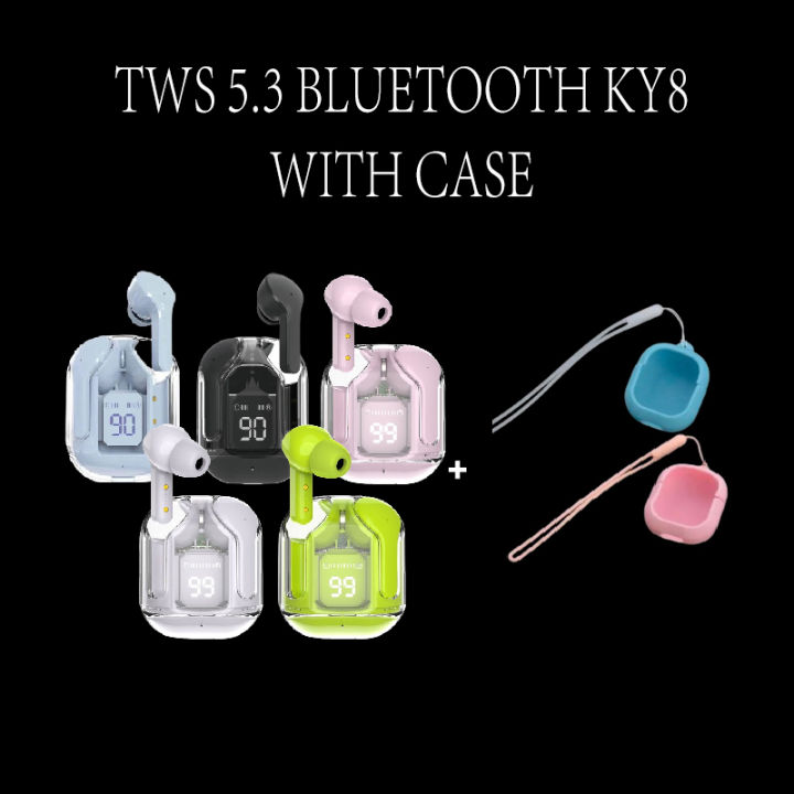 Ultrapods Max TWS KY8 Wireless 5.3 Bluetooth Earbuds with Silicone Case ...