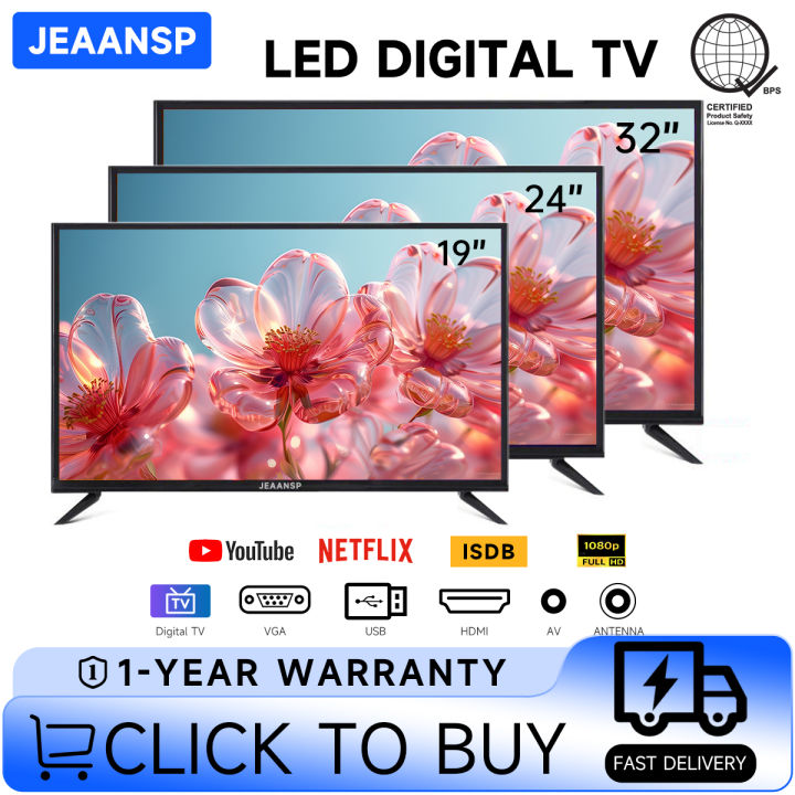 JEAANSP LED TV Digital TV 19 inch/22 inch /24 inch/26 inch /32 Inch ...