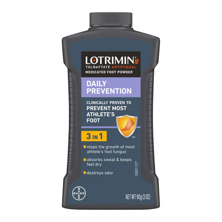 Lotrimin Antifungal Medicated Foot Powder Daily Prevention For Athlete ...