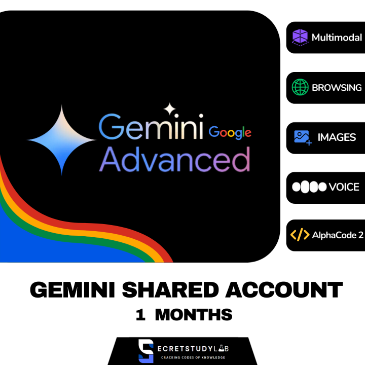 Google Gemini Advanced | ⚡ 1-Month Shared Account ⚡ | 🔑 Sign in with ...