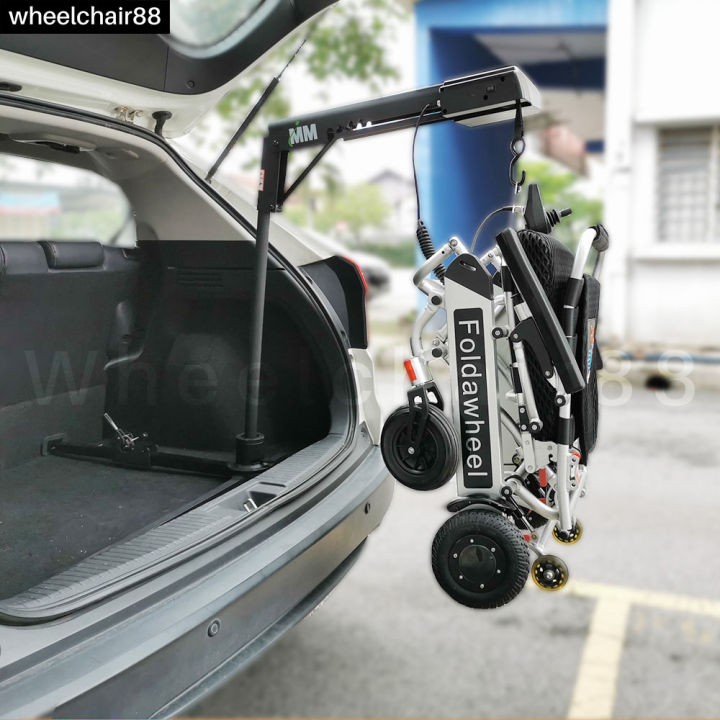Portable Wheelchair Hoist-Powered By Wheelchair Battery/External ...