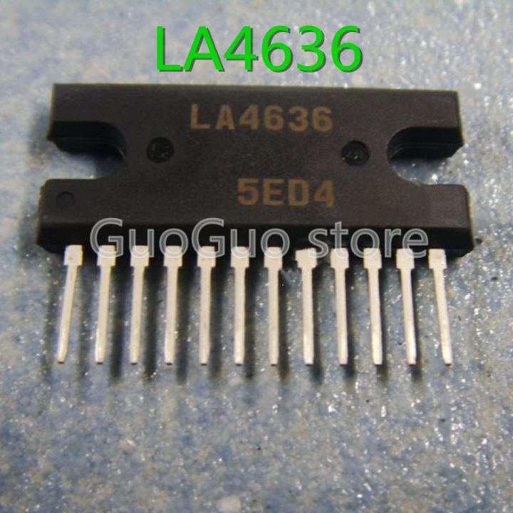 ซิป LA4636 2ชิ้น-12 A4636 ZIP12เครื่องขยายเสียงกำลังสูง IC เครื่องเสียง ...
