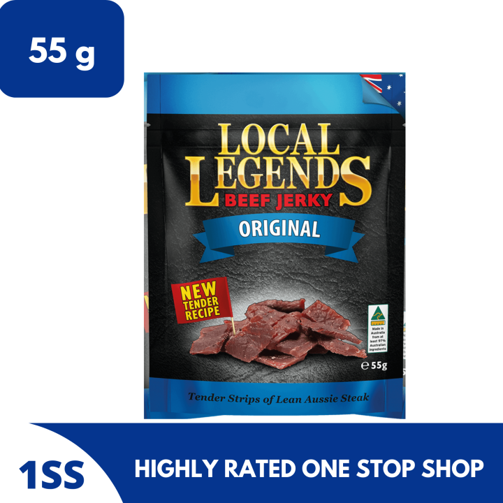 Local Legends Beef Jerky Original, 55g | Lazada PH