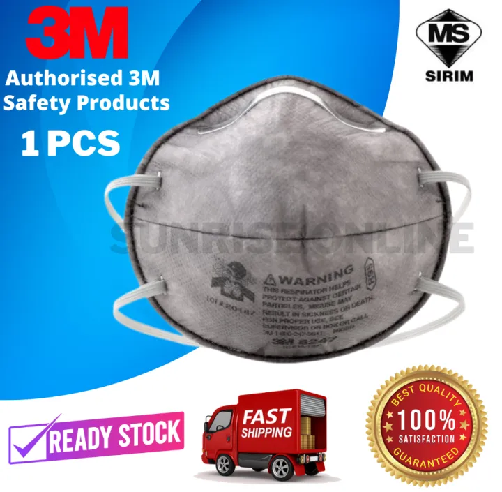 (ORIGINAL) 3M 8247 R95 Particulate Respirator (1 Pcs, Comfort) Original ...