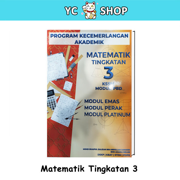 [YC] Buku Matematik Untuk Tingkatan 3 KSSM Modul PBD Soalan PT3 | Lazada