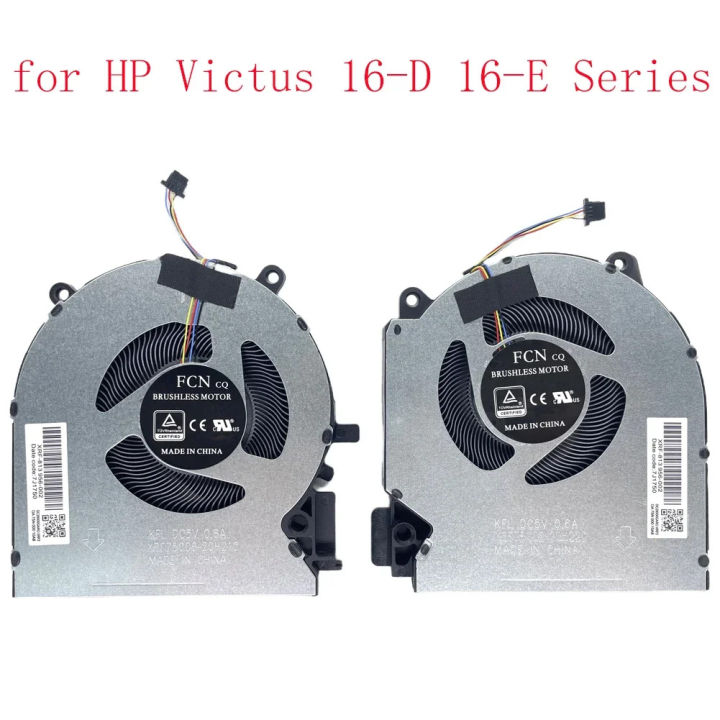 Replacement New Laptop CPU + GPU Cooling Fan For HP Victus 16-D 16-E 16 ...