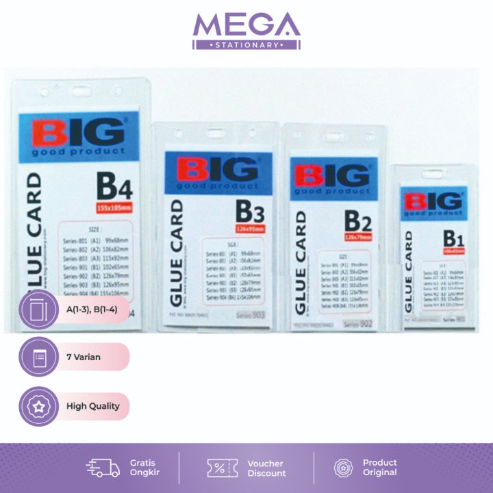 ID Card Mika B1 B2 B3 B4 A1 A2 A3/Name Tag / Glue Card / Card Holder / TOP LOADER | Lazada Indonesia