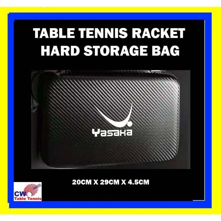 Yasaka Table Tennis Racket Case Bat Hard Casing Paddle Racquet Pouch ...