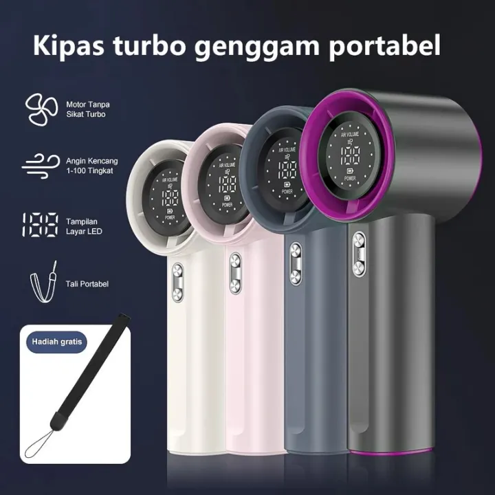 4000mAH Mini Fan USB Handheld Stand up Fan Portable Strong Wind 100 ...