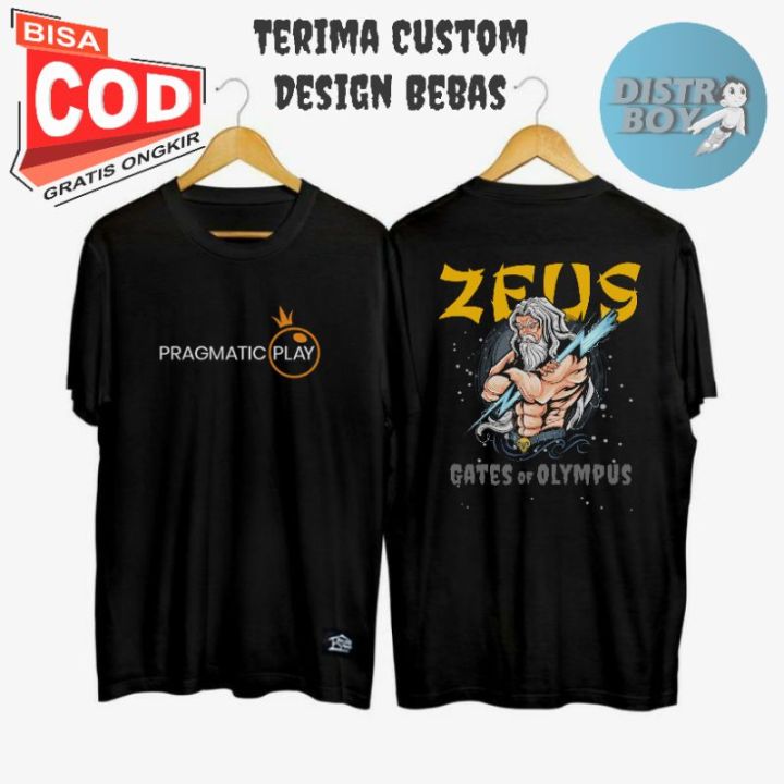 KAOS BAJU PRAGMATIC PLAY GATES OF OLYMPUS GAME SLOT KAKEK ZEUS SCATTER ...