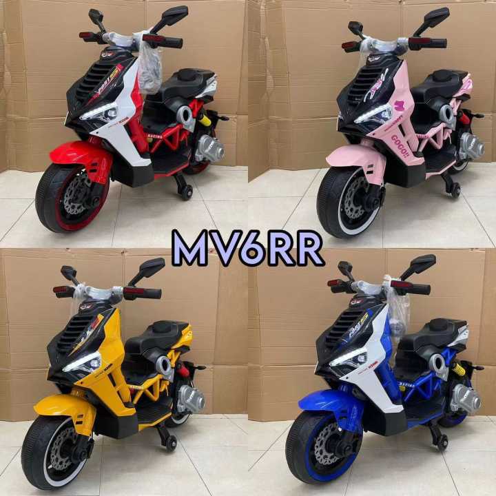 MOTOR MV66RR Electric Ride On Motor Rechargeable Motorcycle Sport Budak ...