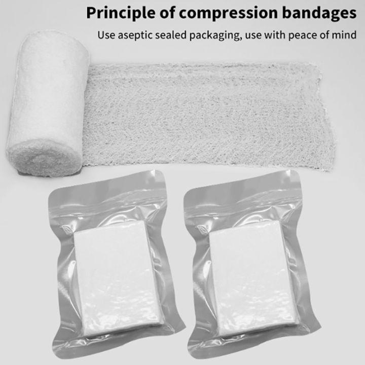 Sterile Compressed Bandage Dressing Gauze Combat Hemostatic Emergency ...