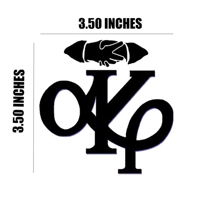 ALPHA KAPPA RHO logo design with high quality sticker cutout | Lazada PH