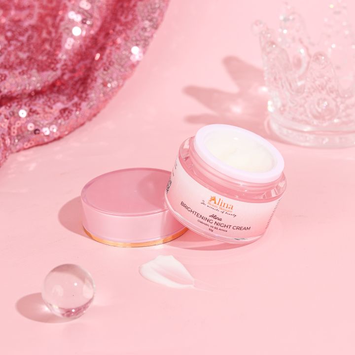 BRIGHTENING NIGHT CREAM By Alina Beauty Skincare | Lazada Indonesia