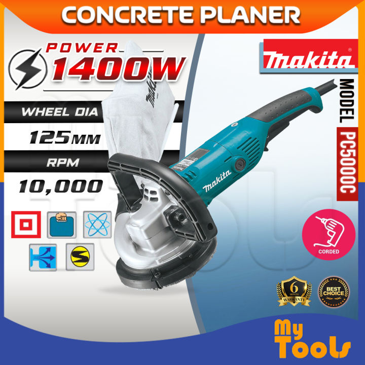 Makita PC5000C 1400W 5" (125mm) Concrete Planer | Lazada
