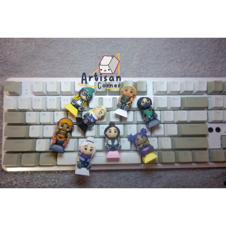 custom keycaps keycaps Chibi Valorant Artisan Keycaps | Lazada