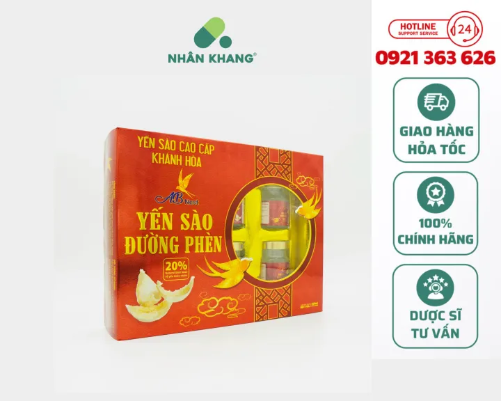 [Dược phẩm Nhân Khang] Yến sào đường phèn AB Nest Khánh Hòa giúp nâng ...