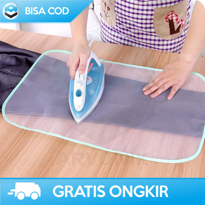 KAIN PAD MESH COVER CLOTH ALAS SETRIKA PERALATAN BANTU RUMAH TANGGA ...