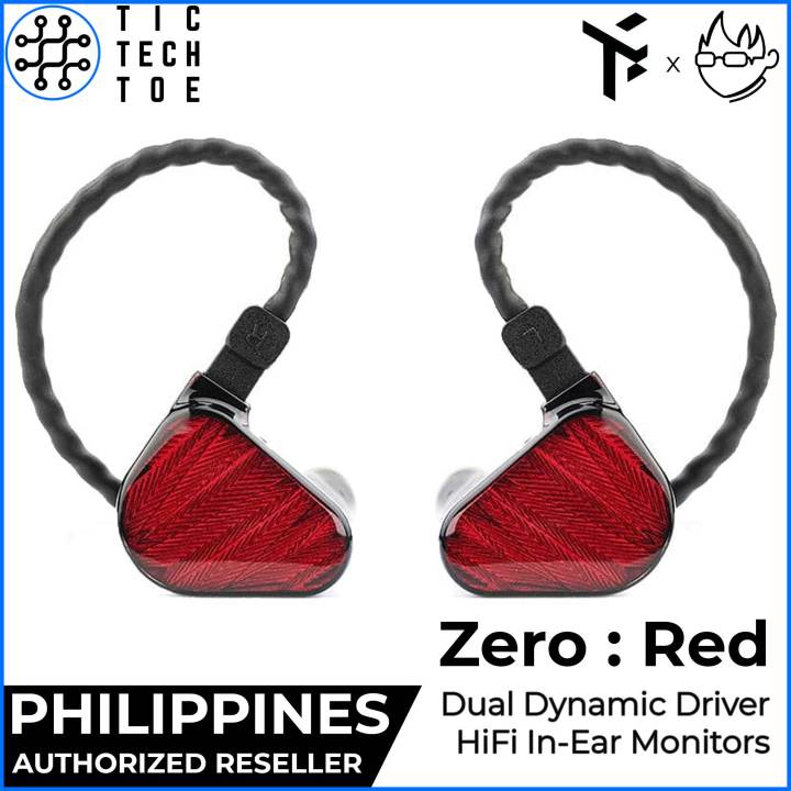 Truthear X Crinacle Zero : RED Dual Dynamic Driver IEM Detachable Cable ...