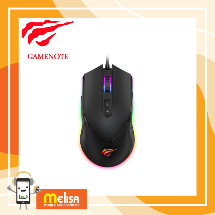 READY STOCK 100% ORIGINAL GAMENOTE MS814 7000DPI RGB Backlit Programmable Gaming Mouse | Lazada
