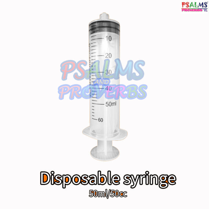 Disposable Syringe 50ml/50cc | Lazada PH