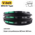 Type SPZ 3V Rubber V Belt Narrow Transport Strap Drive Conveyor Belts ...