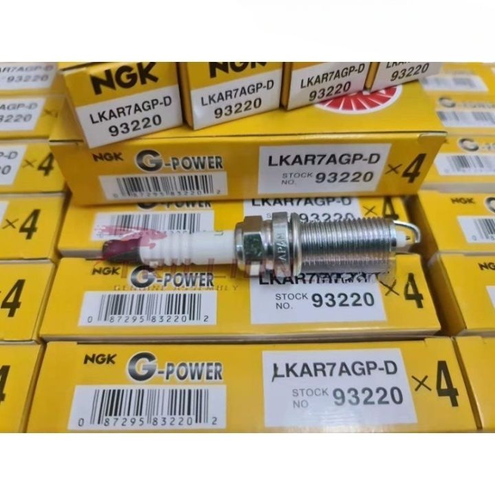 NGK G-POWER Platinum Spark Plug LKAR7AGP-D 93220 IRIZ BEZZA MYVI ALMERA ...