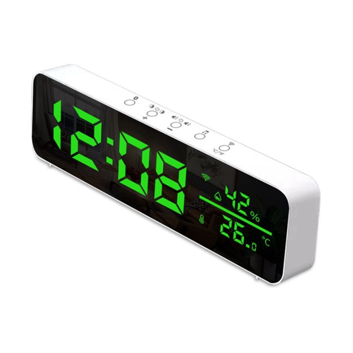 Tuya Wifi Temperature and Humidity Alarm Clock Multi-Function LED ...