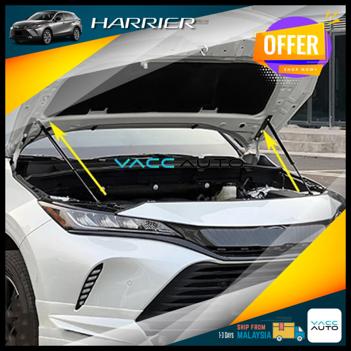Toyota Harrier XU80 4th Gen (2020-2024) Front Bonnet Hydraulic Hood ...