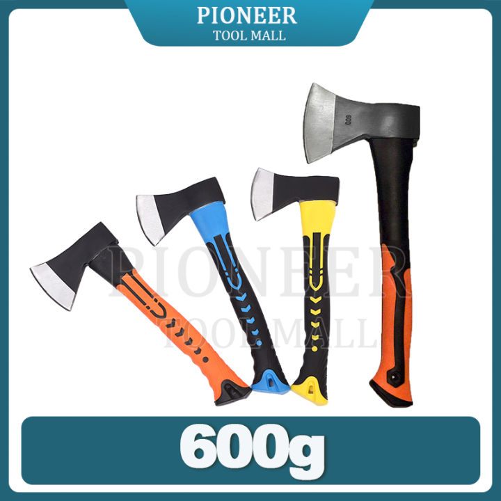 Fiberglass Axe 600g With Rubber Handle Hand Tool For Outdoor Camping ...