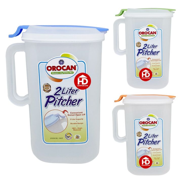 HIGH QUALITY 2 LITERS OROCAN PLASTIC WATER PITCHER | Lazada PH