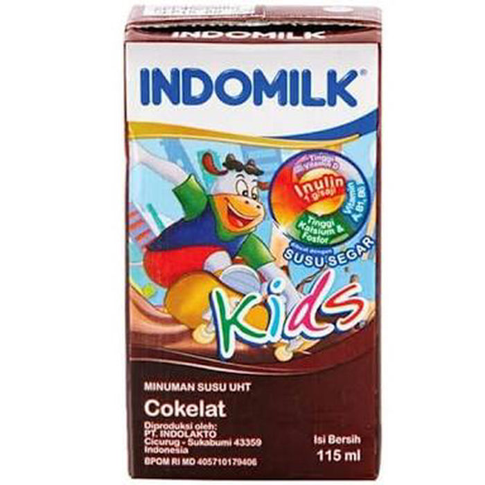 SUSU INDOMILK KIDS UHT RASA COKLAT 115 ml satuan | Lazada Indonesia