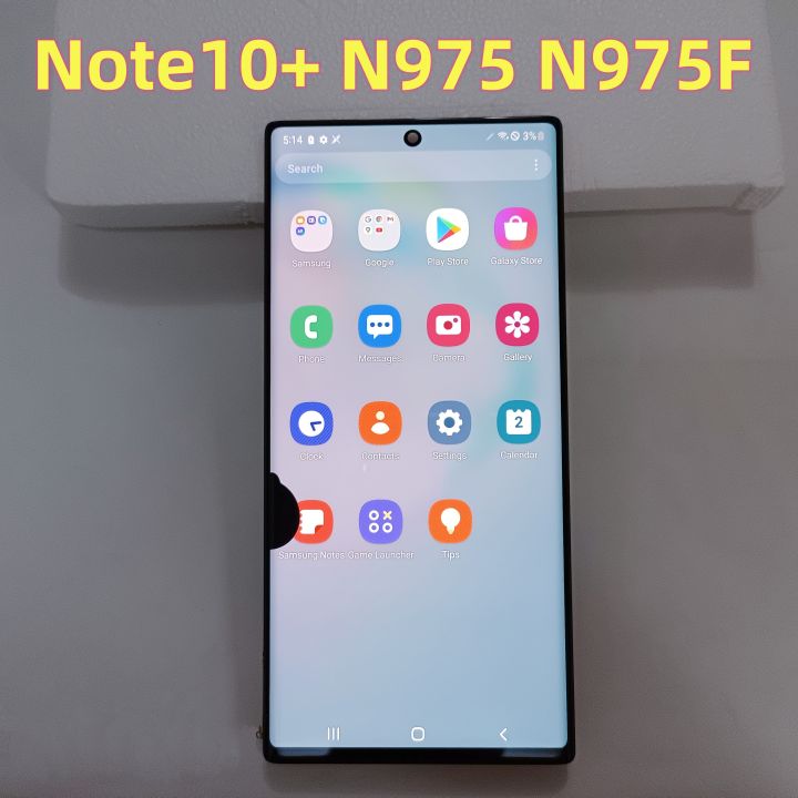 Bluesky ต้นฉบับ6 8 หน้าจอ Amoled สำหรับจอแสดงผล Samsung Galaxy Note 10