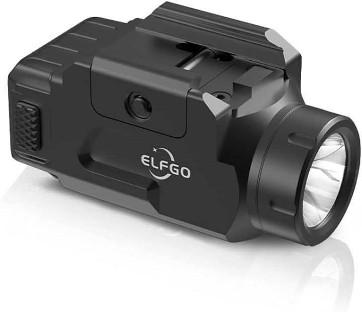 Compact Rail Mounted Light, 600 Lumens LED Strobe Tactical Flashlight ...