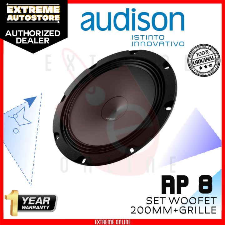 Audison AP 8 Prima Series 8" (200mm) Woofers (Pair) | Lazada