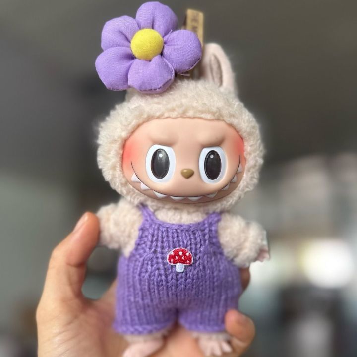 ANIME FAN Camisole Pants Labubu Time Clothes Flower Kettle Labubu Plush ...