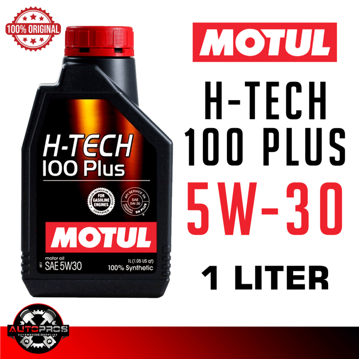 MOTUL H-Tech 100 Plus 5W-30 100% Synthetic Liter | Lazada PH