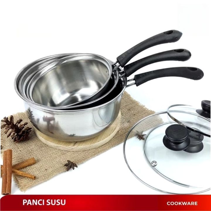 PANCI MASAK PANCI SOP PANCI SUSU STAINLESS 16 18 20 cm | Lazada Indonesia