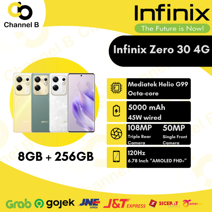 INFINIX Zero 30 4G X6731B - Smartphone ( Ram 8GB + Rom 256GB ) Garansi Resmi | Lazada Indonesia