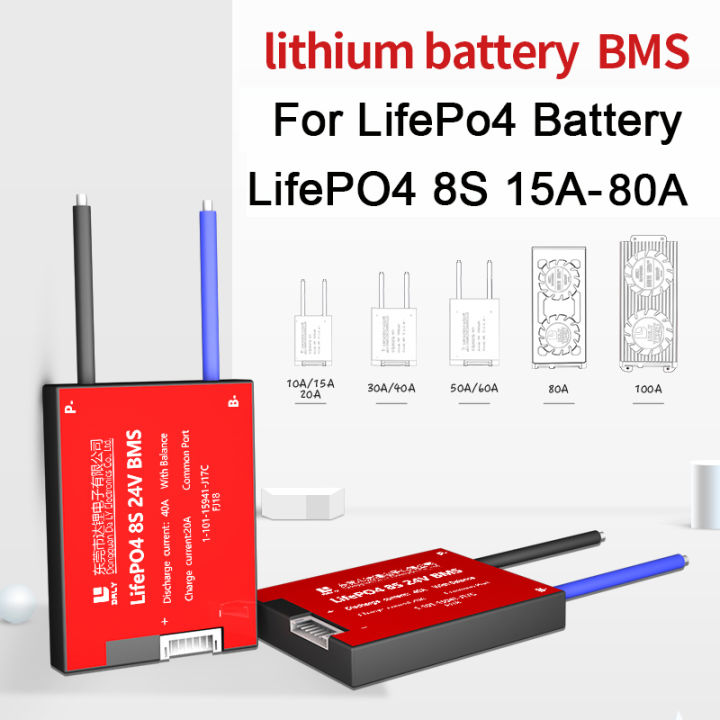 DALY 8S 24V 15A-150A 32650 Lifepo4 BMS Battery Protection Board for ...