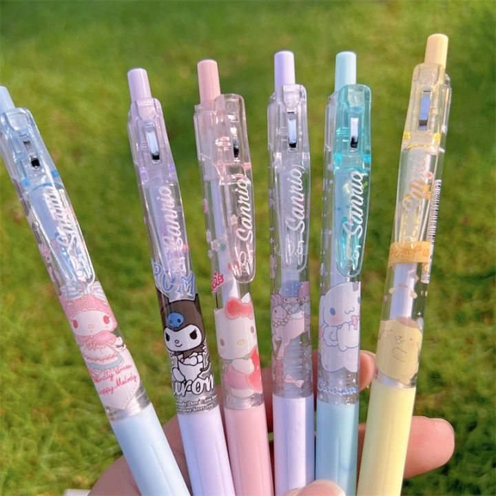 6pcs Cute Cartoon Pen Kawaii Ballpoint Pen Anime Pen Stationery ...