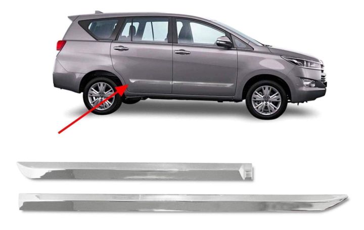 Innova 2016-2024 Side moulding / side cladding / Door Protector ...