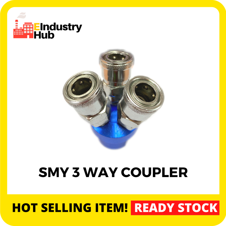 SMY 3 Way Pneumatic Air Quick Connecting Coupler Pneumatic Air ...