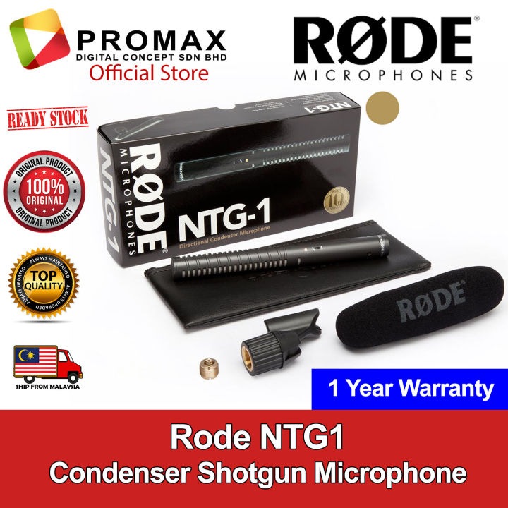 Rode NTG1 Condenser Shotgun Microphone ( NTG 1 / NTG-1 ) 100% Original ...