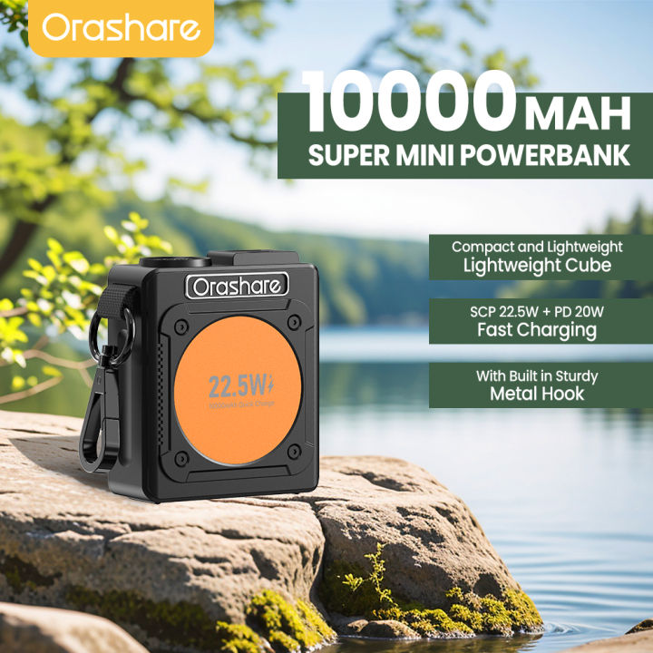 Orashare PH11 10000mAh Super Mini Cube Power Bank PD20W Fast Charge ...