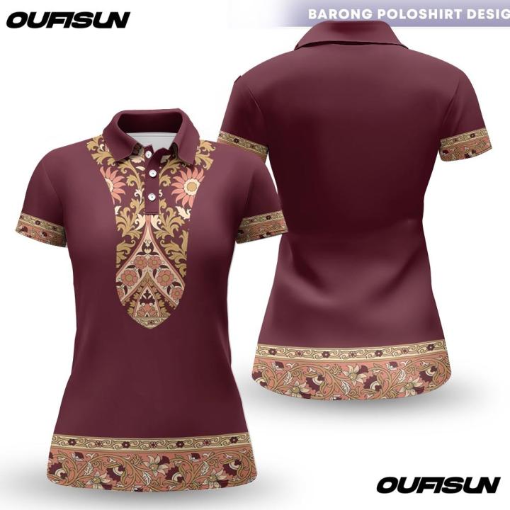 Barong Tagalog For Women Modern Polo Barong Asean Attire Women Casual ...