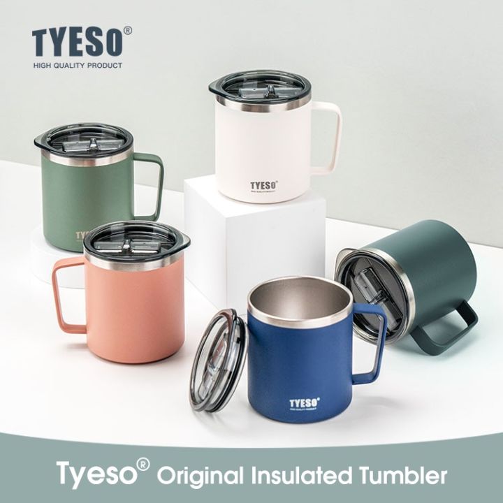 Original Tyeso Coffee Mug Vacuum Insulated Mug With Handle Hot And Cold Flask Stainless Steel ...