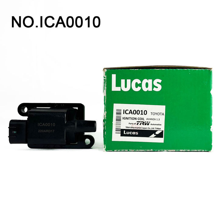คอยล์จุดระเบิด Lucas คอยล์หัวเทียน TOYOTA AVANZA 1.3 รหัส ICA0010 ...