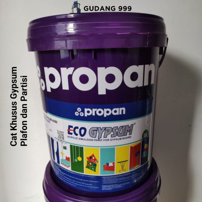 PROMO- CAT GYPSUM / CAT PLAFON / ECO GYPSUM PROPAN 25 KG / WHITE PUTIH ...