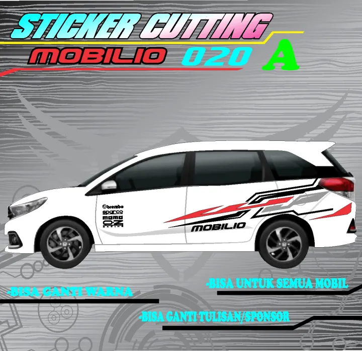 JUAL STICKER CUTTING MOTIF GRAFIS KEREN TERLARIS BODY SAMPING MOBIL ...